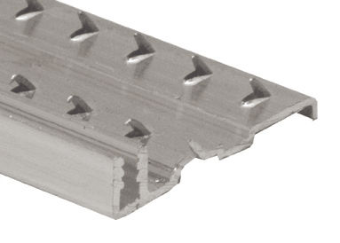 M-D PRO Aluminum Cap Track Pinned, Mill Finish - 3/8" x 12 ...