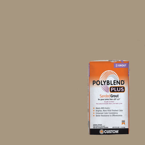 Custom Building Products - Sanded Grout Polyblend Plus #145 Light Smoke ...