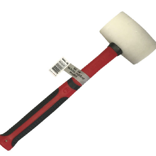 FloorBox - White Rubber Mallet 16 oz - MAL-16 | FloorBox
