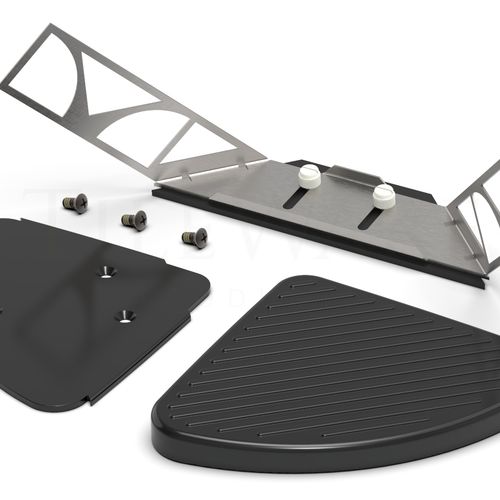 TileWare - Foot Prop Victoria Serie Matte Black | FloorBox