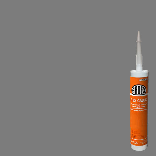 Ardex - FLEX Siliconized Acrylic Color Caulk - Raw Steel #44 - 10.5 oz ...