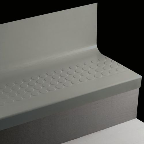 Johnsonite - Angle Fit Rubber Stair Tread with Integrated Riser Raised ...