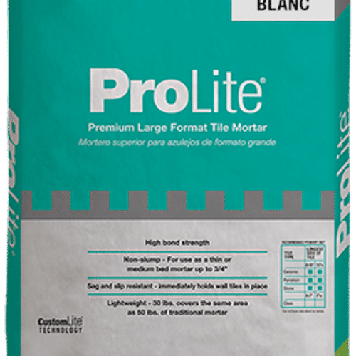Custom Building Products - Large Format Tile Mortar ProLite White 30 lb ...