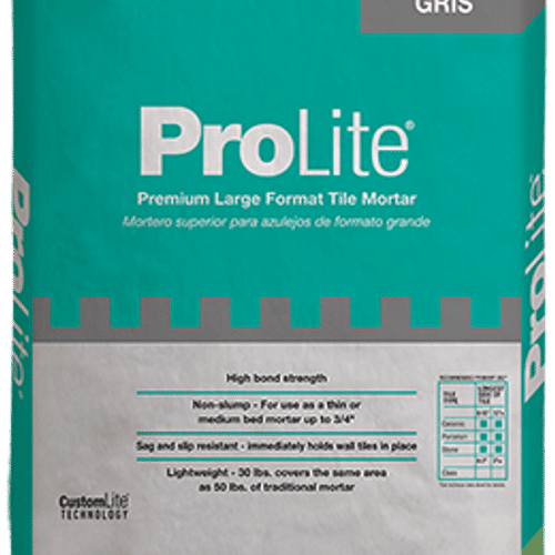 Custom Building Products - Large Format Tile Mortar ProLite Grey 30 lb ...
