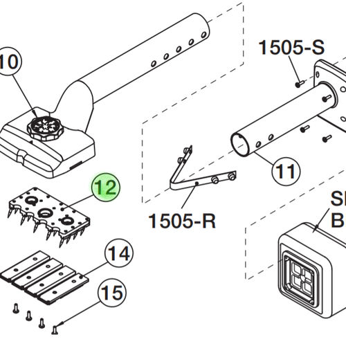 Crain - Pin Plate for No. 525 | FloorBox