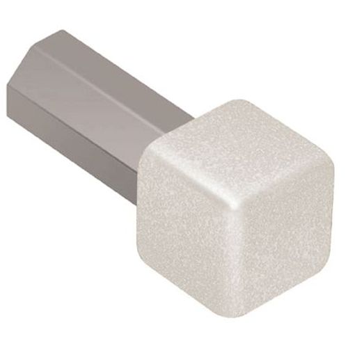 Schluter - QUADEC Coin intérieur/extérieur 90° - aluminium ivoire 3/16 ...