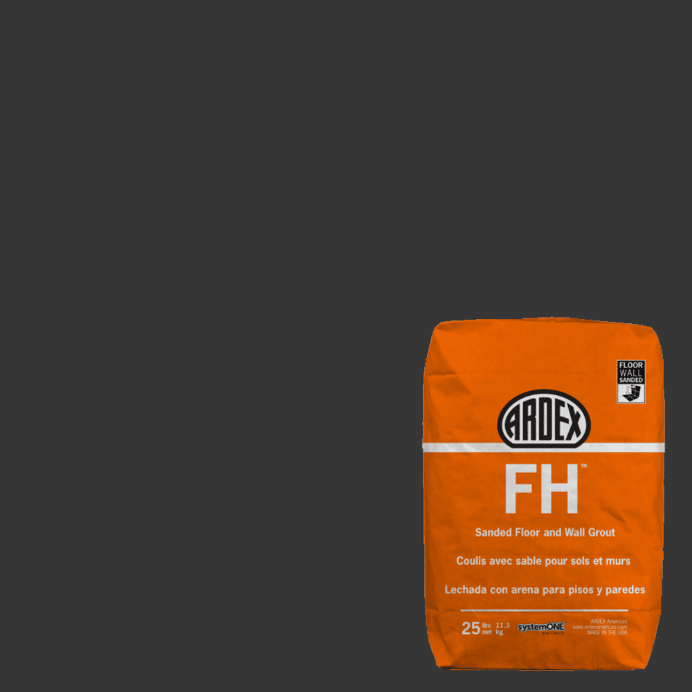 Ardex FH Sanded Floor & Wall Grout - Black Licorice #24 - 25 lb (22225 ...