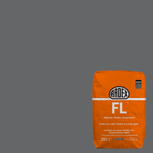 Ardex - FL Rapid-Set Flexible Sanded Grout - Slate Gray #21 - 25 lb ...