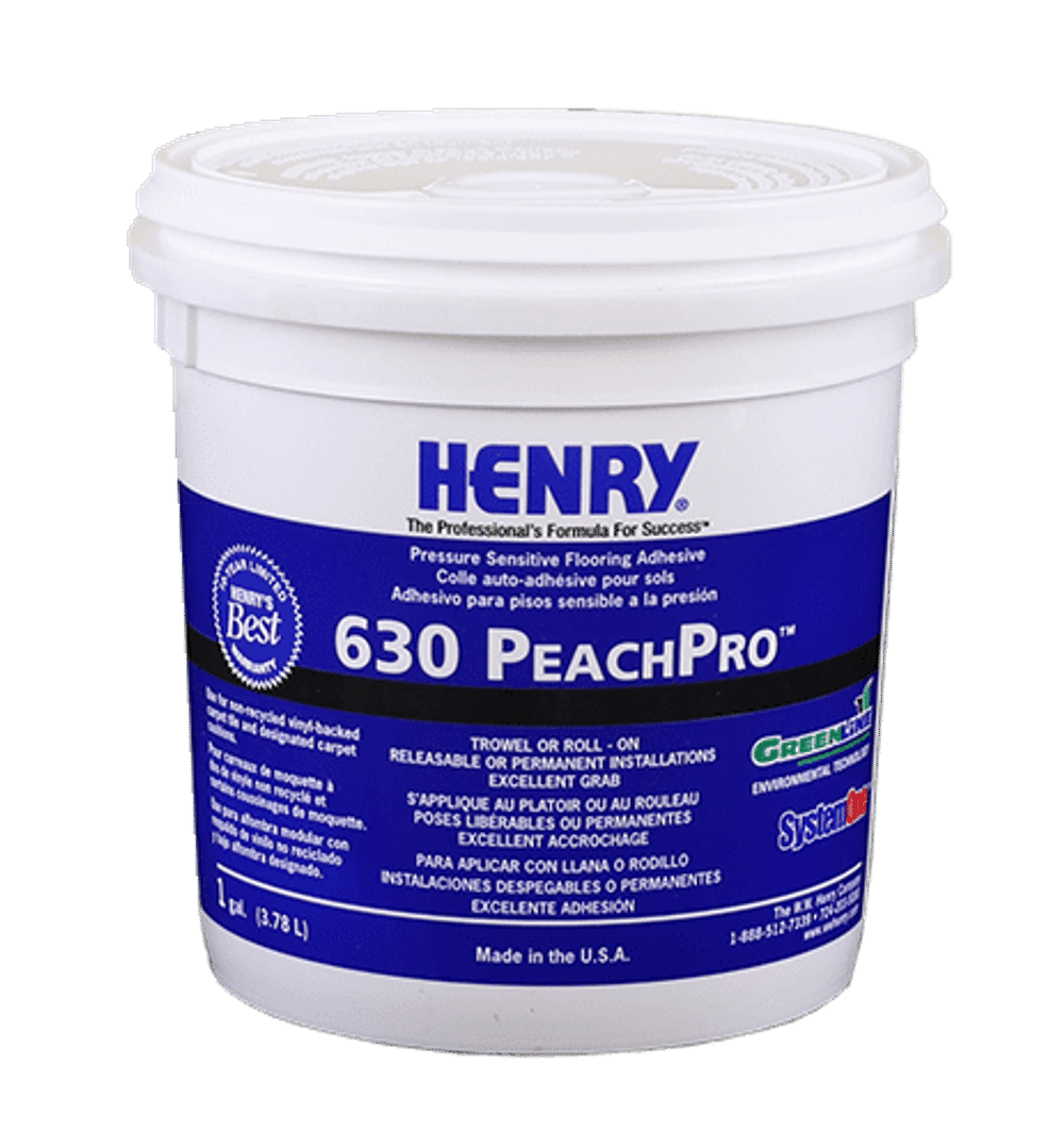 Henry 630 PeachPro Pressure Sensitive Flooring Adhesive - 3.78 L (12174 ...