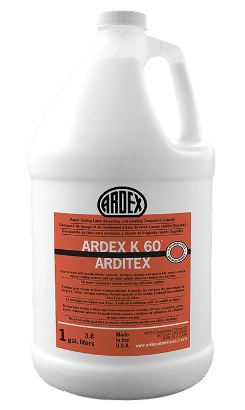 Ardex K 60 ARDITEX Two-Component Rapid Setting Latex Smoothing ...