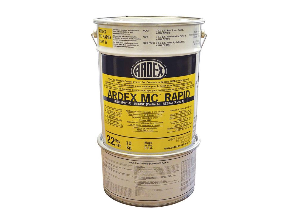 Ardex One-Coat Moisture Vapor Control System MC Rapid 10 kg (12614 ...