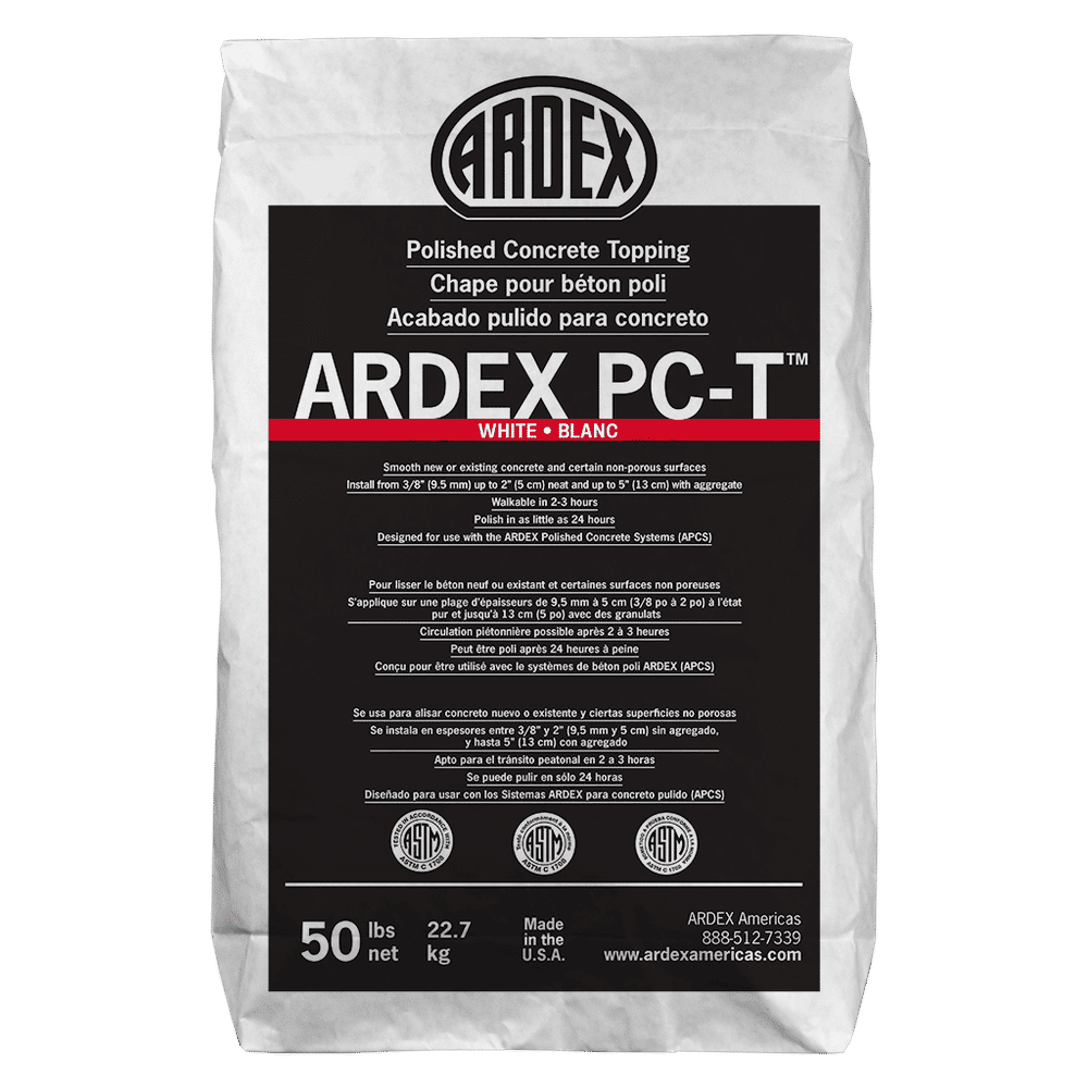 Ardex PC-T Chape pour béton poli, Blanc - 50 lb (12902) | FloorBox