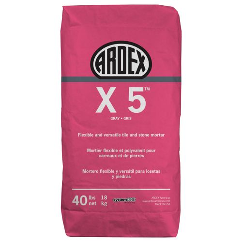 Ardex - Mortier flexible pour carreaux et pierres X 5 Gris 40 lb ...