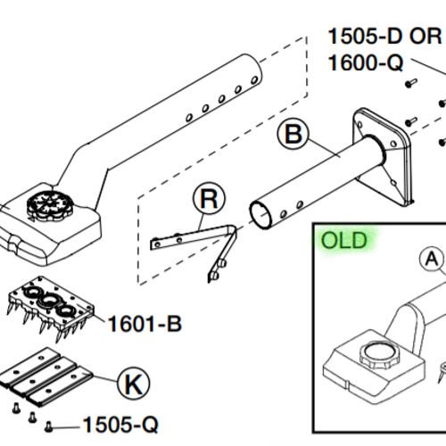 Crain - Pin Plate for No. 505 Old Version - 1505-C | FloorBox