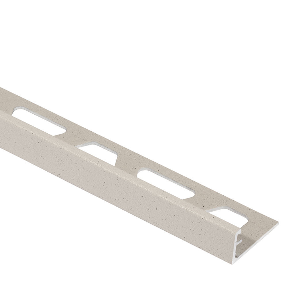 Schluter JOLLY Wall Tile Edging Trim Aluminum Ivory 3/8" (10 mm) x 8' 2 ...