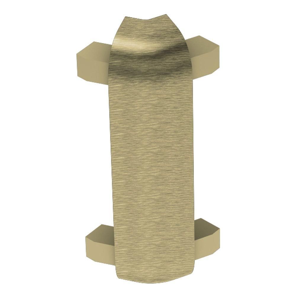 Schluter RONDEC-CT Outside Corner 135° - Aluminum Anodized Brushed ...