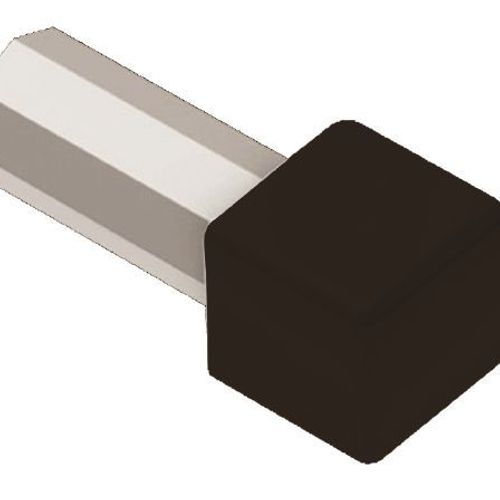 Schluter - QUADEC Outside Corner 90° - Aluminum Black Brown 5/16" (8 mm ...