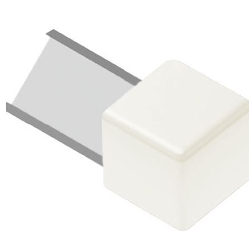 Schluter - QUADEC Outside Corner 90° Aluminum White 5/16" (8 mm) | FloorBox