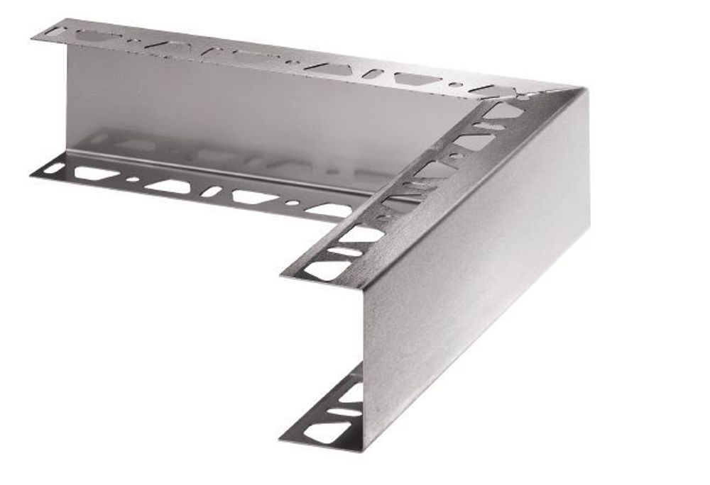 Schluter KERDI-BOARD-ZA Finishing U-Shaped Outside Corner 90° - Brushed ...