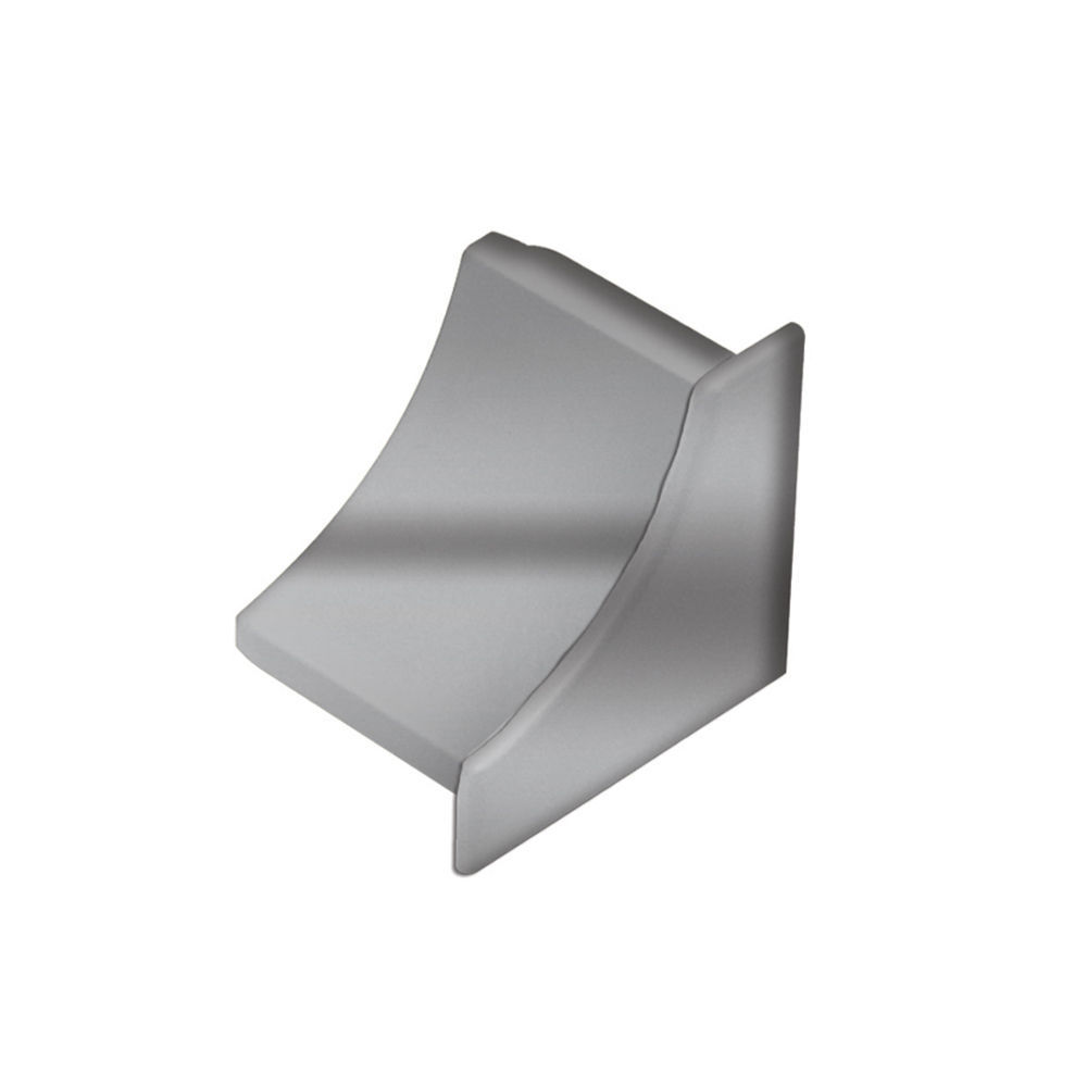 Schluter DILEX-HKU End Cap with 3/8" (10 mm) Radius - Stainless Steel ...