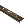 Schluter - VINPRO-RO Bullnose - Aluminum Anodized Brushed Antique ...