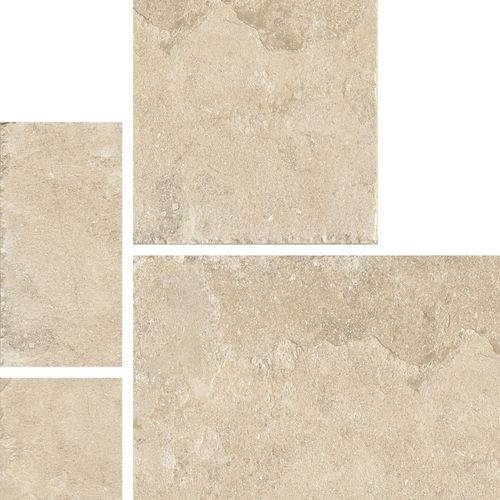 Centura - Tuiles de plancher Tuffeau Dorato Modulo Naturel Tailles ...