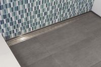 Schluter Kerdi Line Linear Floor Drain With Square Grate Design