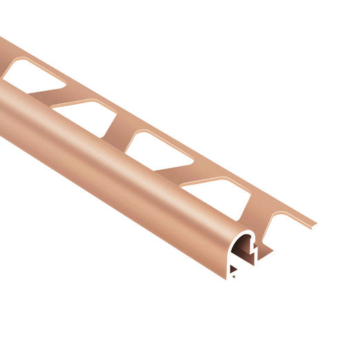 Schluter - RONDEC-DB Profilé décoratif - aluminium anodisé cuivre mat ...