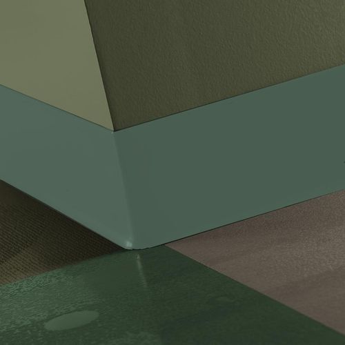 Johnsonite - Rubber Wall Base TightLock Resilient #VN4 Green Vista 4-3/ ...