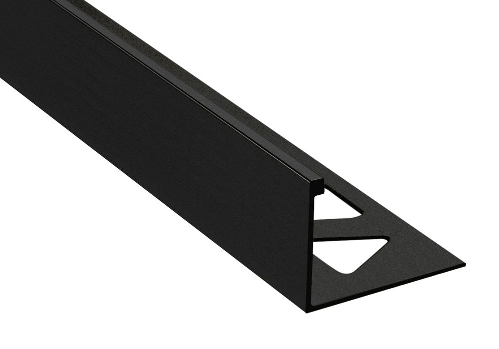 Prova Tile Edge Trim Pro-Coat Powder Coated Aluminum Matte Black - (19 ...