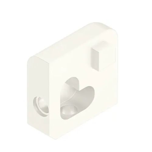 Schluter - JOLLY Outside Corner 90° - Aluminum Bright White 3/8" (10 mm ...