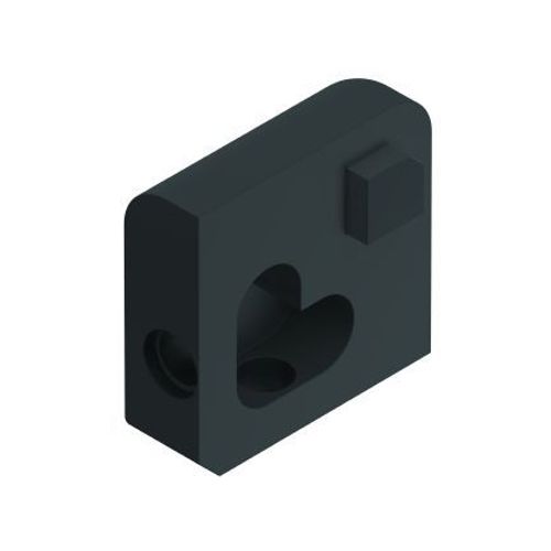 Schluter - JOLLY Outside Corner 90° - Aluminum Matte Black 7/16" (11 mm ...