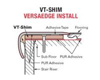 Versatrim Shim HDF for Stair Nose and VersaEdge 12 mm x 94" (VT-VEXSHIM ...
