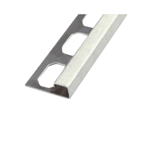 Laticrete - SQ5 Tile Square Edge Trim Stainless Steel 304 Brushed - 3/8 ...