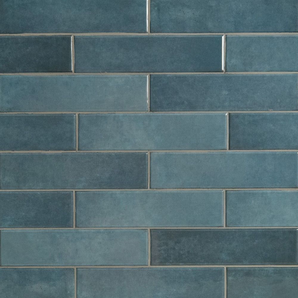 MSI Surfaces Wall Tiles Renzo Denim Blue Glossy 3" x 12" (NRENDEN3X12 ...