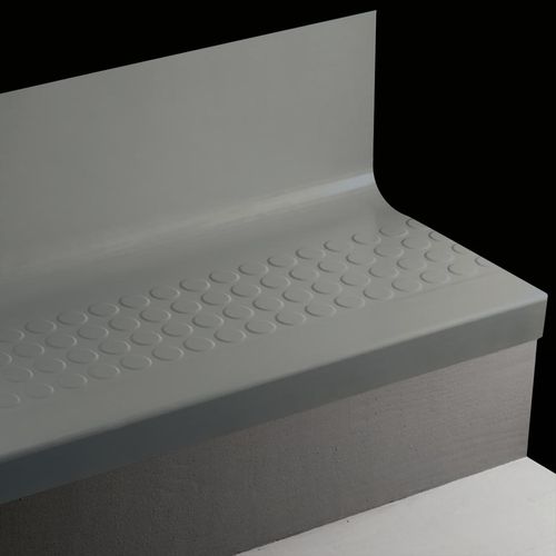 Johnsonite - Angle Fit Rubber Stair Tread with Integrated Riser Raised ...