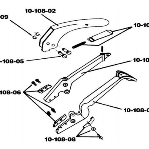 Roberts - Goupille de pivot pour poignée pour 10-108 (paquet de 2 ...