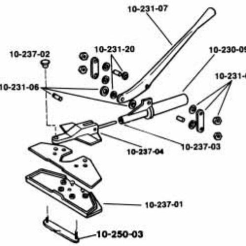 Roberts - Tail Swivel Tubing With Adjustment Buttons for 10-237 | FloorBox