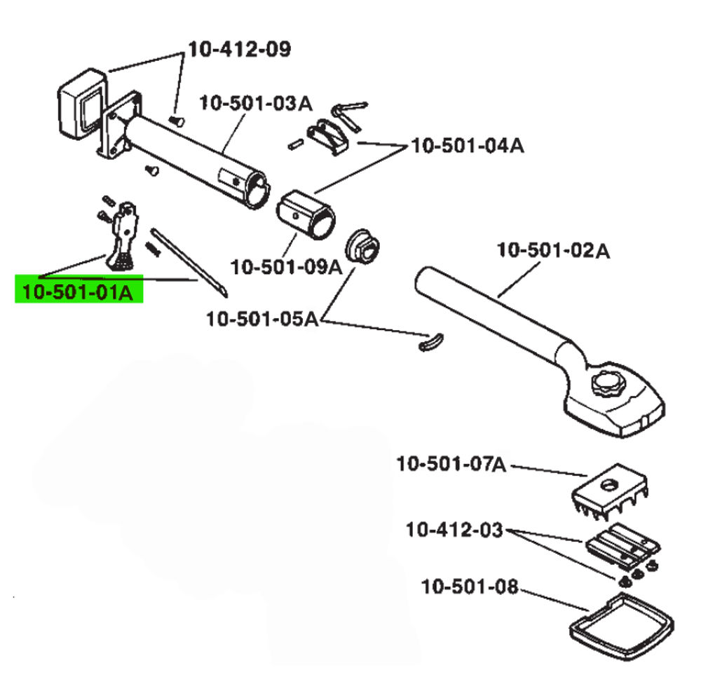 Roberts Ressort de gâchette avec vis et tige de vis de réglage pour 10 ...