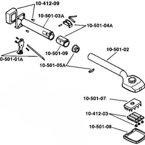 Roberts - Pawl, Spring, Screw, Anti-Rotation Ring for 10-501 - 10-501 ...