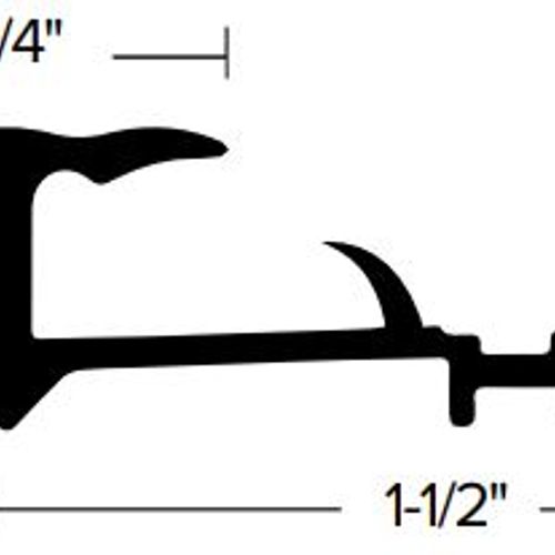 Futura Transitions - Palisade Joiner With Pins 3/4" Hammered Nickel ...