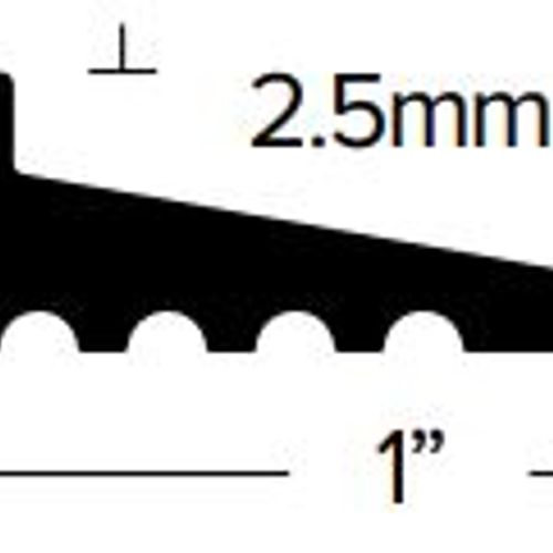 Futura Transitions - LVT Ramp 7mm To 2.5mm Mill Finish - 402078 | FloorBox