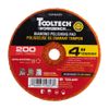 Toolway - Dry Polishing Wheel Tooltech Workbench Diamond 200 Grit with Velcro Backed 4" | FloorBox
