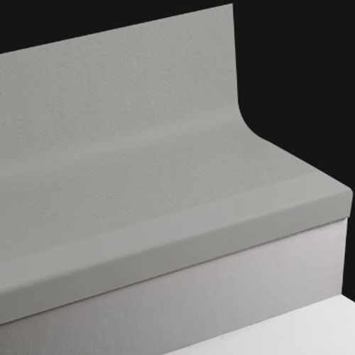 Johnsonite - Angle Fit Rubber Stair Tread with Integrated Riser Rice ...