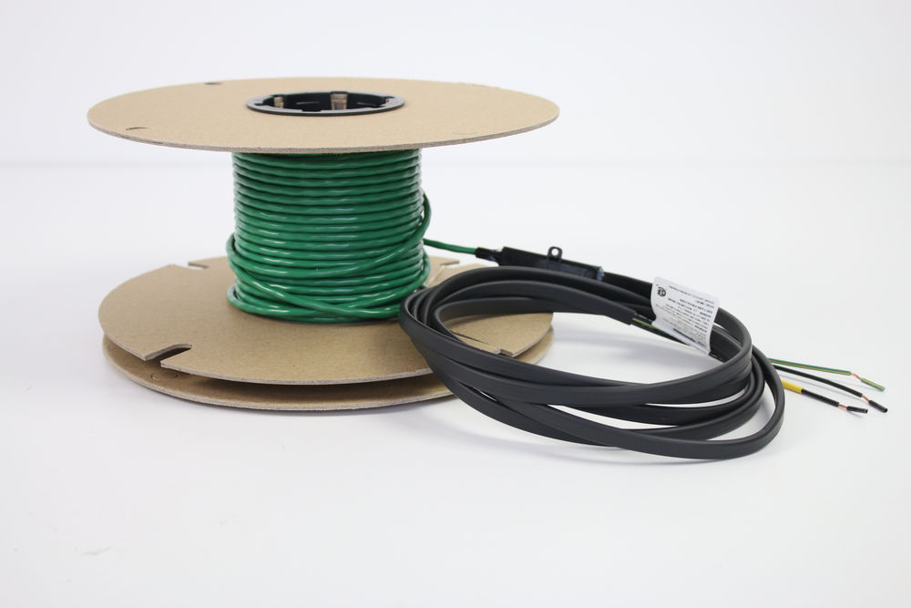 Flextherm Green Cable Surface XL Heating Cable 120V 252' (82.5 sqft ...
