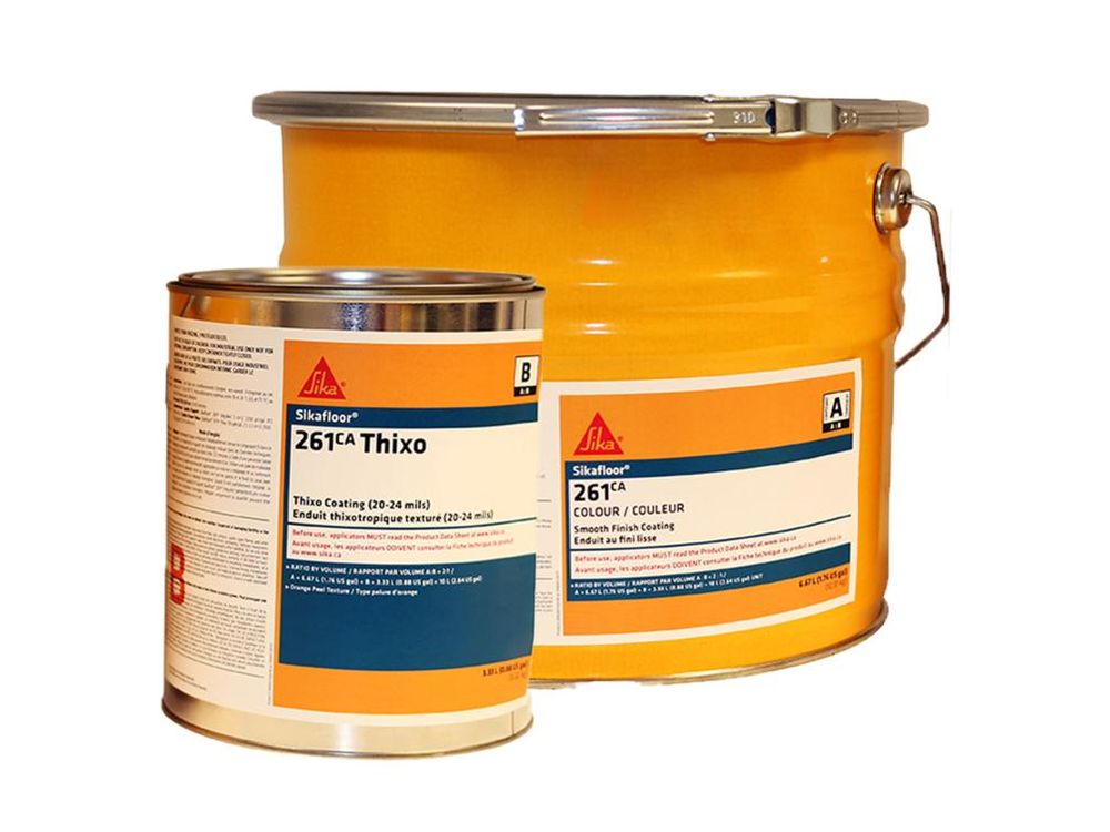 Sika Epoxy Coating Sikafloor-261 Ca Thixo RAL 7030 Stone Grey Part A + B - 10 L (460012) | FloorBox