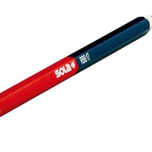 Sola - Construction Pencil RBB Red & Blue 7" - 66024020 | FloorBox