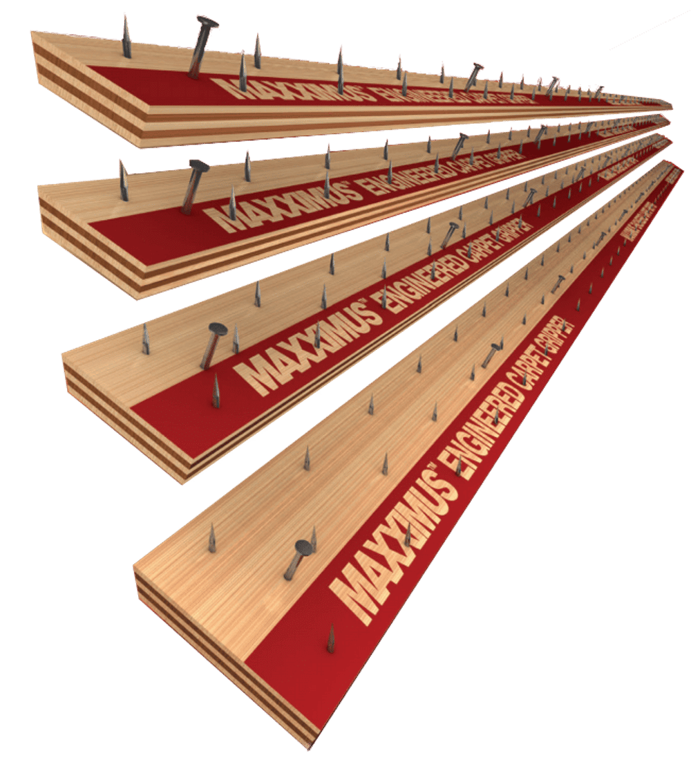 Traxx 1" Extra Wide Premium Birch Tack Strip for Concrete Subfloor - 5/ ...