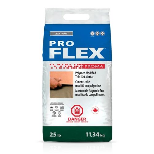 Proma - Thin Set Mortar Pro Flex Grey 25 lb - 2111 | FloorBox