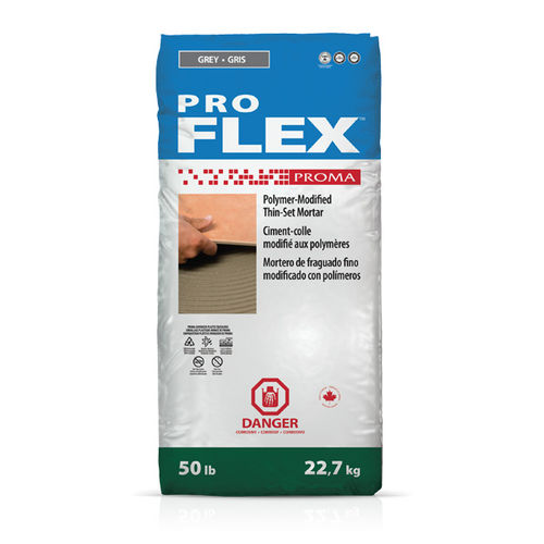 Proma - Thin Set Mortar Pro Flex Grey 50 lb - 2122 | FloorBox